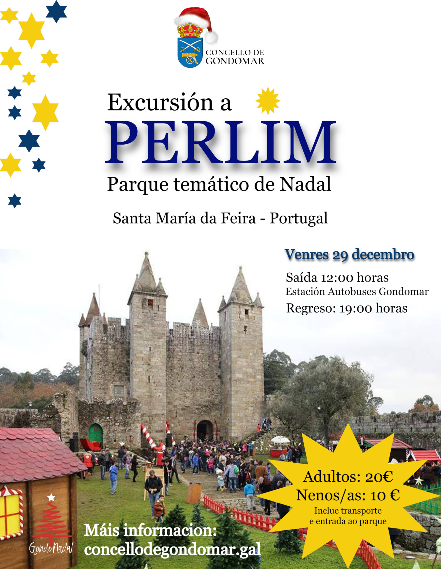 Excursión a PERLIM, parque temático de Nadal - Concello de Gondomar
